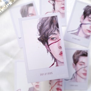 Set of 7 BTS string of Fate Aesthetic Photocard Art Prints, Fanart ...