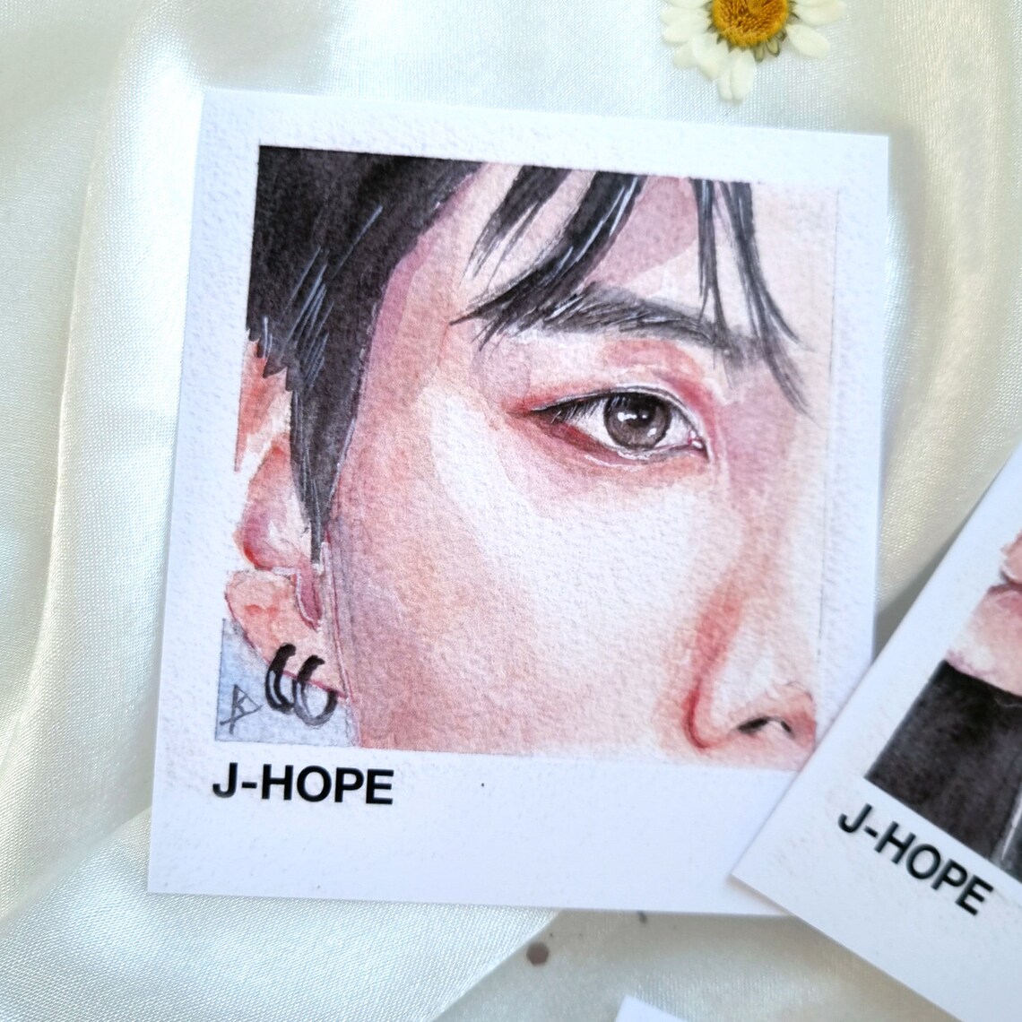 Set of 3 BTS J-hope Watercolour Photocard Fanart Prints - Etsy