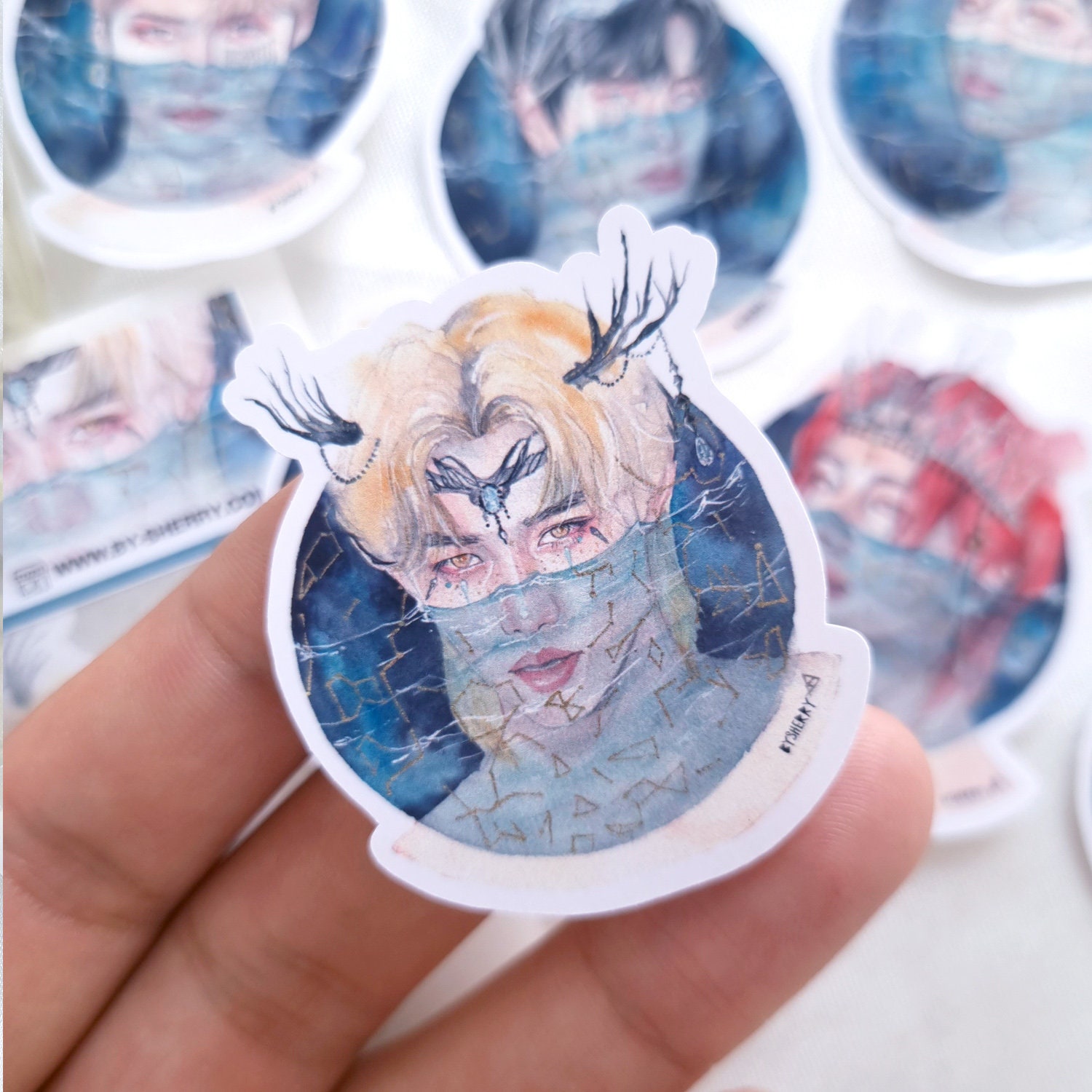 STRAY KIDS Sticker Pack All 8 Members Watercolor Art - Etsy