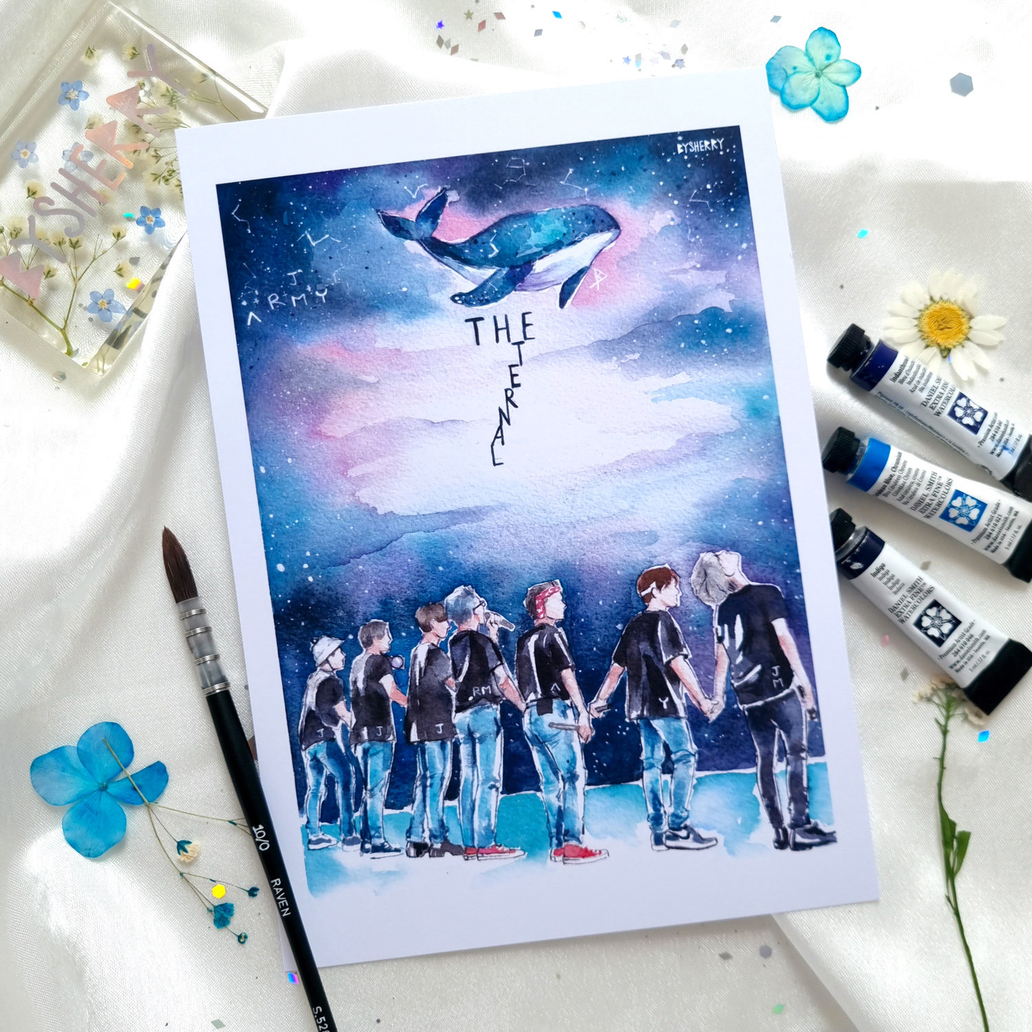 BTS Fanart We Are Bulletproof the Eternal Anniversary Matte - Etsy