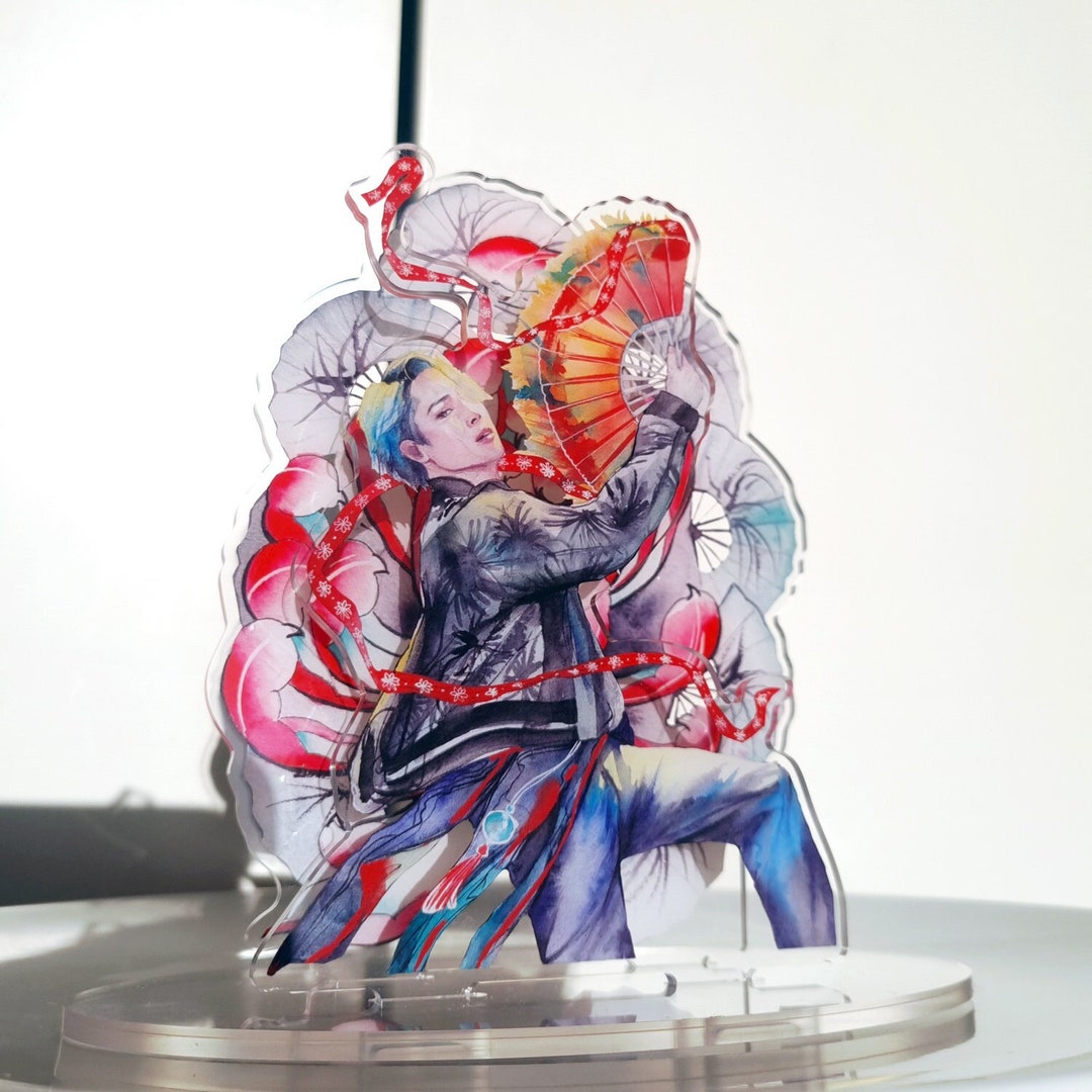 BTS Jimin Idol Fan Dance Double Acrylic Standee, Park Jimin, ARMY, Kpop ...