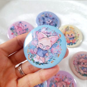 SKZOO Stray Kids Badge Pin, Fanart, Wolfchan, Leebit, Dwaekki, Jiniret ...