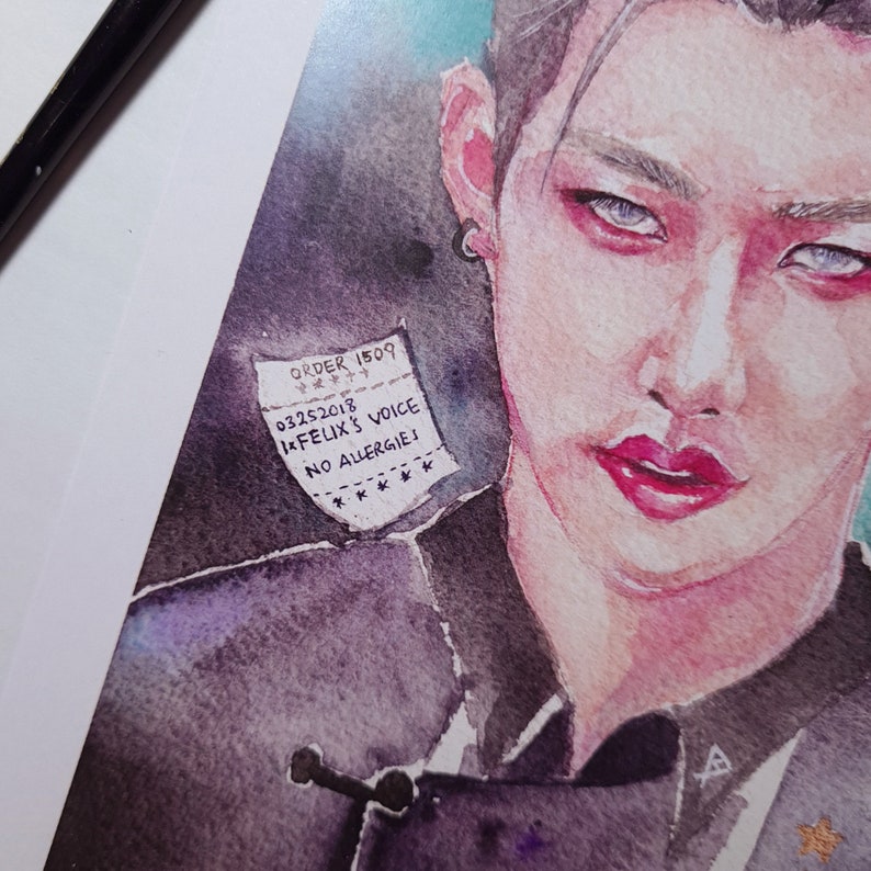 Stray Kids Felix Art Print/poster God's Menu Fanart | Etsy Stray Kids Felix Art Print/poster God's Menu Fanart | Etsy