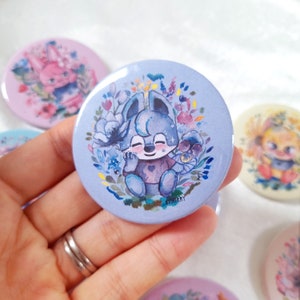 SKZOO Stray Kids Badge Pin, Fanart, Wolfchan, Leebit, Dwaekki, Jiniret ...