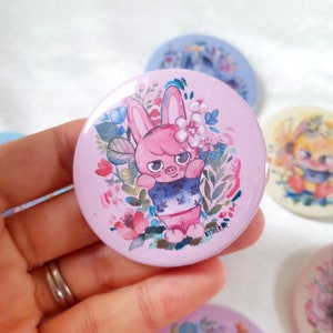 SKZOO Stray Kids Badge Pin, Fanart, Wolfchan, Leebit, Dwaekki, Jiniret, Hanquokka, Bbokkari ...