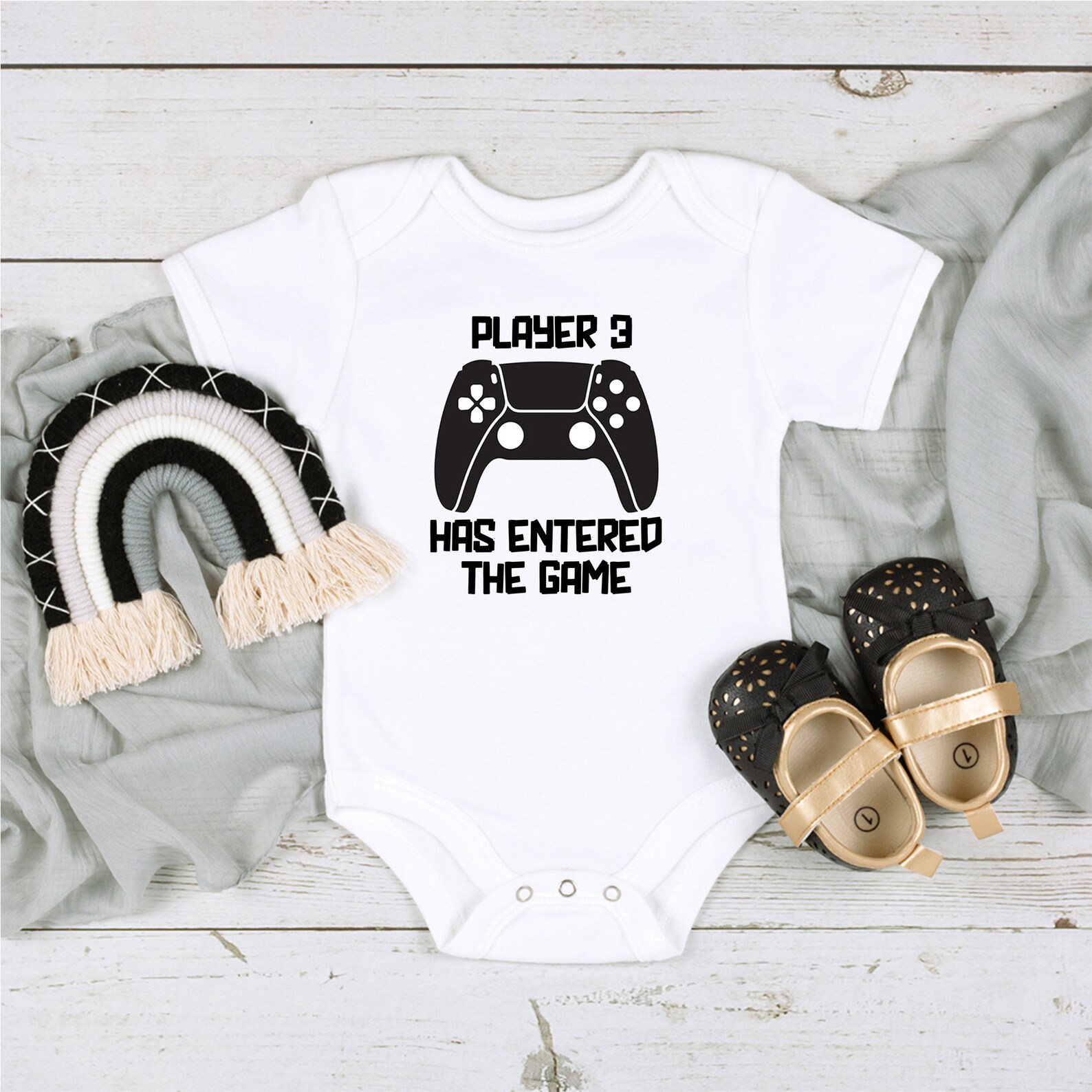Gamer Baby Clothes Player 3 Has Entered the Game Baby Onesie® - Etsy