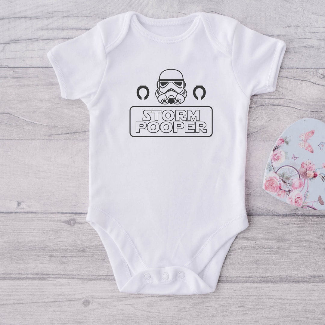 Storm Pooper Baby Onesie®: Organic Cotton Short Sleeve Bodysuit - Etsy