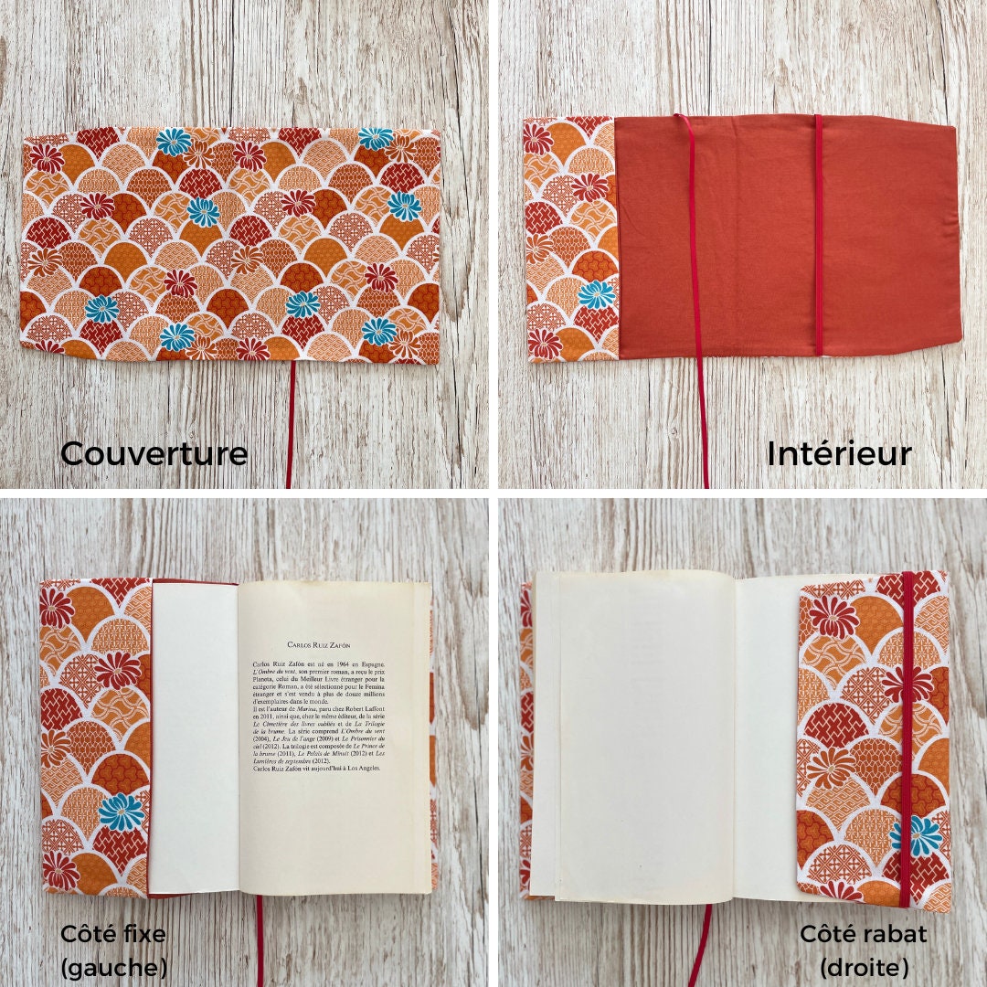 Handmade Adjustable Cotton Book Cover for Paperbacks - Etsy