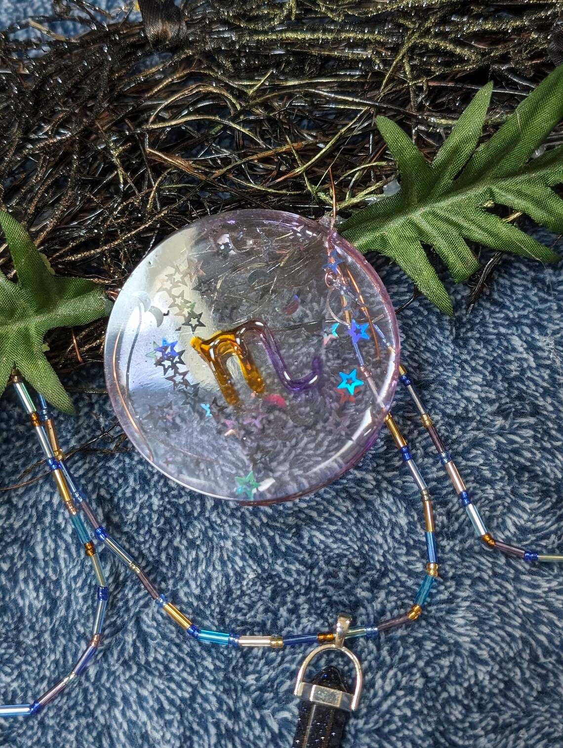 Zodiac Crescent Moon Wreath SCORPIO - Etsy