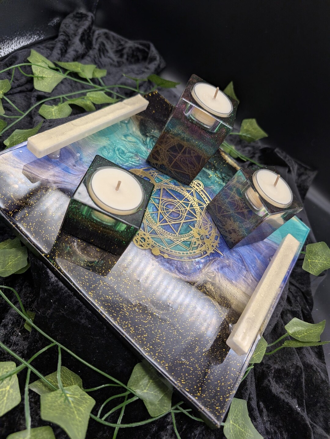 Resin Platter - Symbol in the Galaxy - Etsy