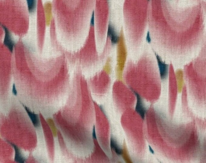 Shibori Wing Spots Cherry Fabric Remnant. Abstract, Shades of Blue ...