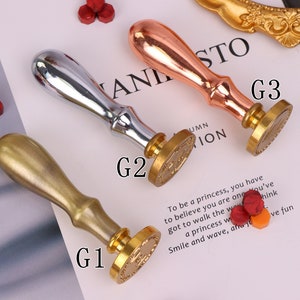 Rabbit Sealing Wax Stamp Custom Wax Seal Stamp, Rabbit With Flower Wax ...