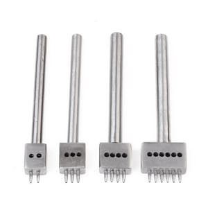 Handmade Leather Stitching Prong Punch Round Holes / Diy Tools Porous ...