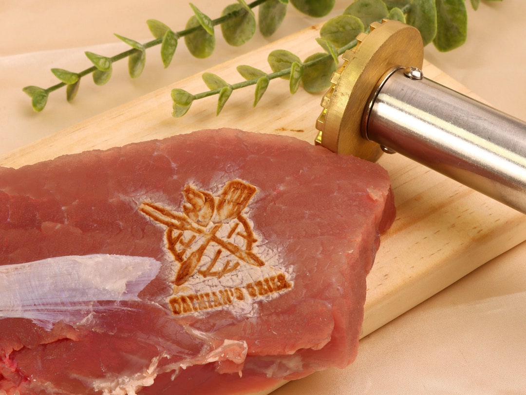 Custom Steak Stamp Meat Branding Iron for Food Personalized - Etsy