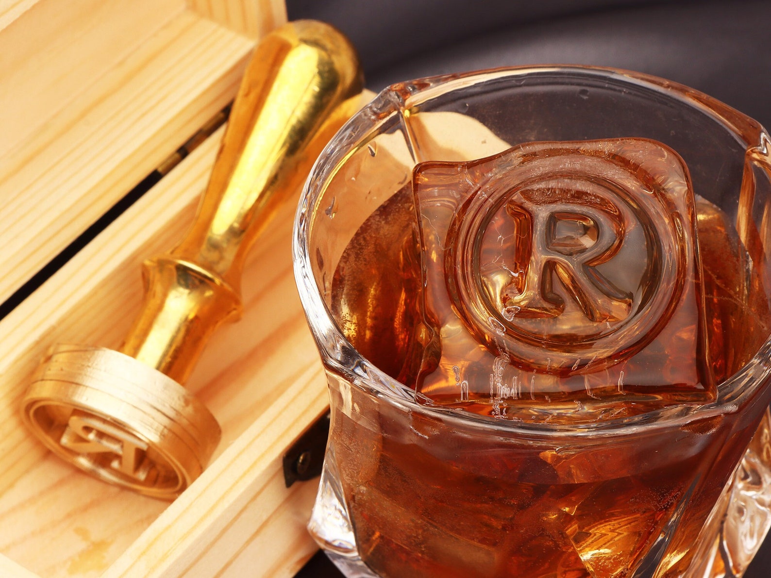 Custom Ice Cube Stamp for Business Personalize Ice Brand - Etsy