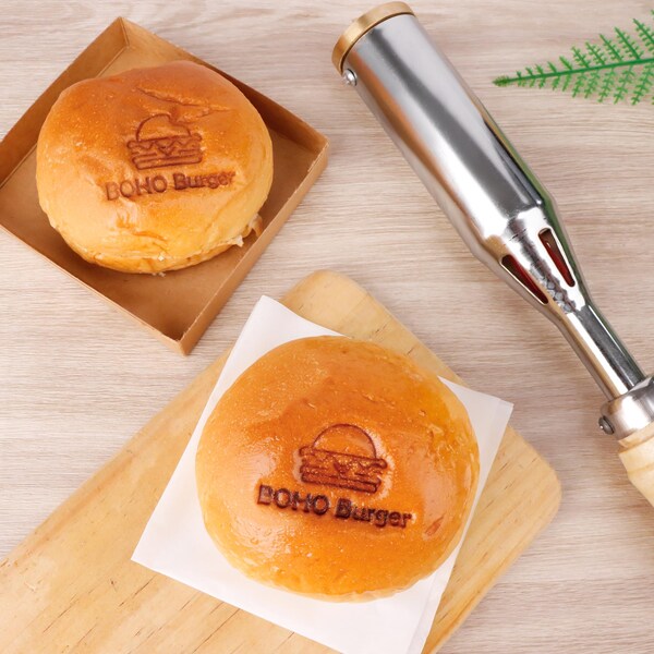 Burger Stamp - Etsy