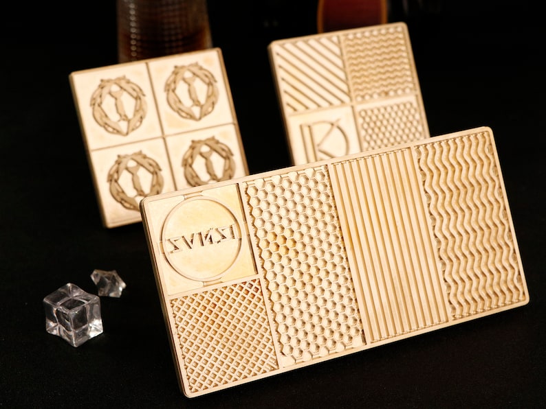 Custom Ice Cube Stamp for Business Personalize Ice Brand - Etsy