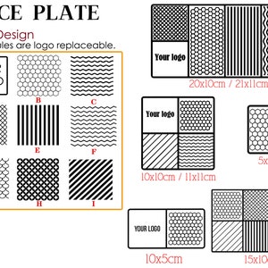 Custom Ice Plate, Business Logo Ice Cube Stamp for Bar, Personalize Ice ...