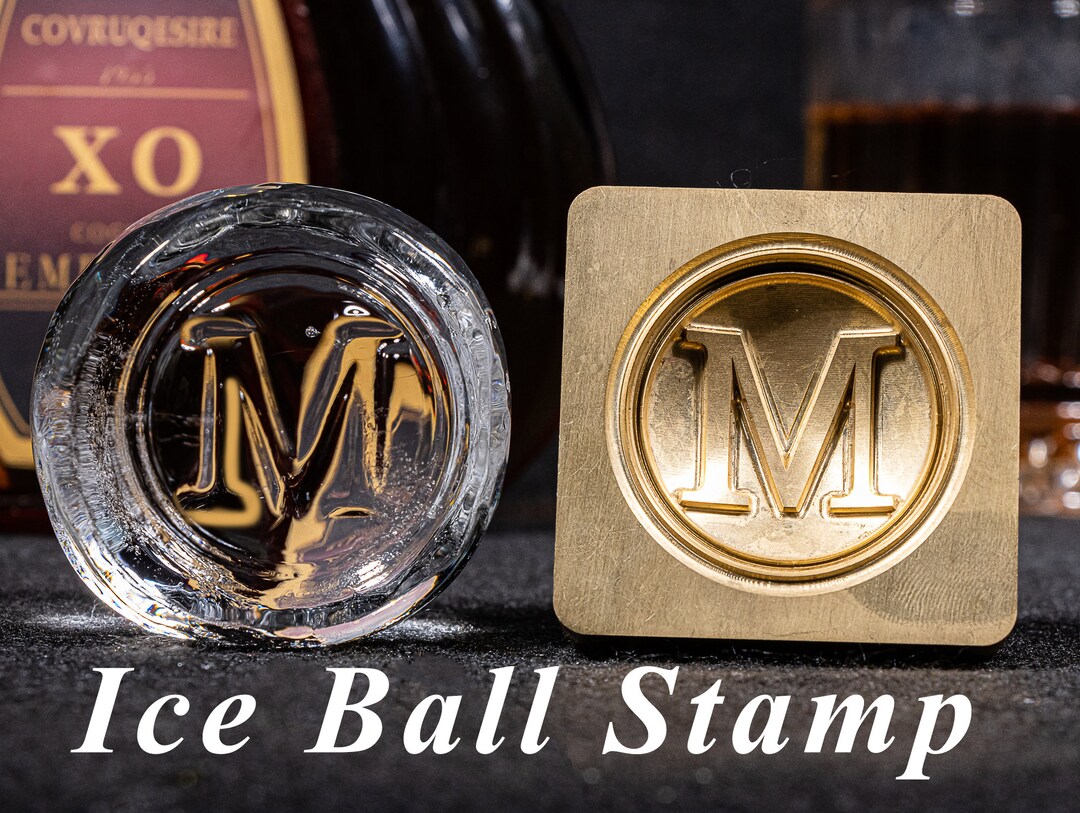 Ice Ball Stamp, Custom Ice Stamp for Ice Ball, Round Ball Ice Cube ...