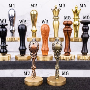 Custom Initials Ice Cubes Brass Stamp for Bar, Business Logo Ice Cube ...