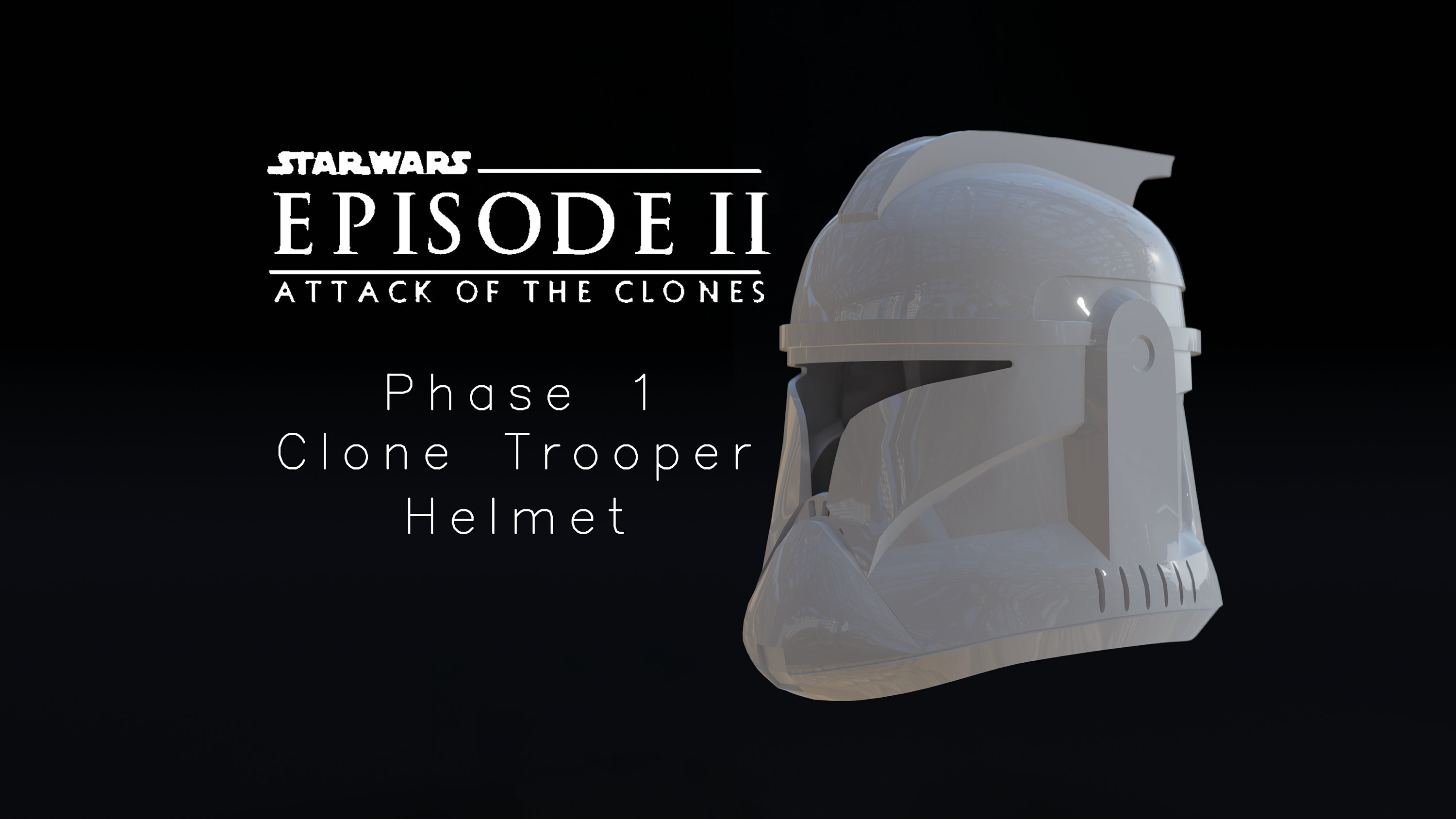 Star Wars Phase 1 Clone Trooper Helmet 3D Model for 3D Printing - Etsy