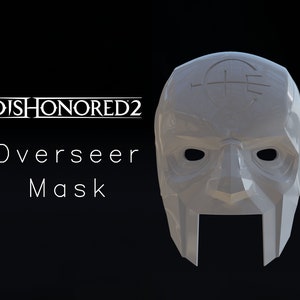 Dishonored 2 Overseer Mask 3D Model for 3D Printing - Etsy