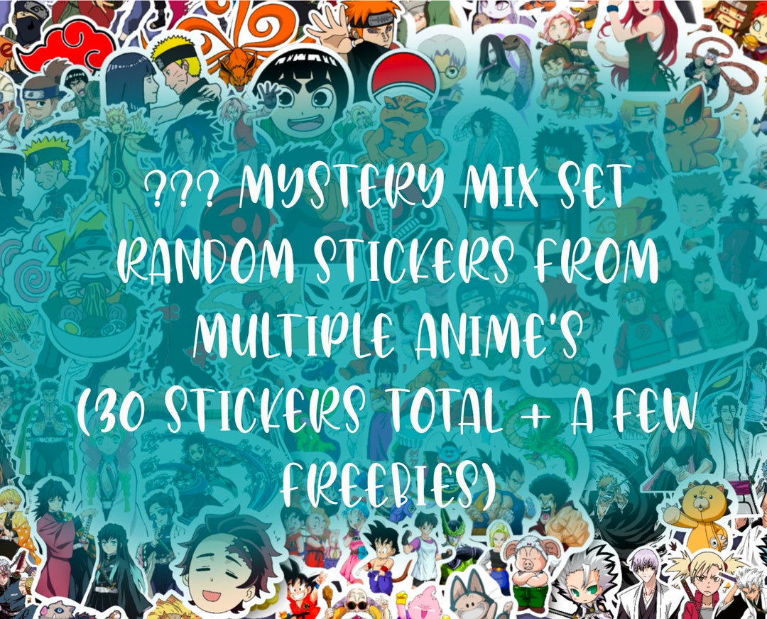 30-pack High Quality Waterproof Vinyl Anime Stickers (plus Freebies ...