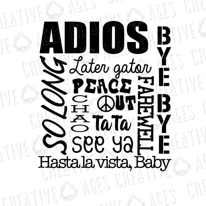 Adios PNG JPEG SVG | Retirement | Goodbye |shirt Design | Vinyl ...