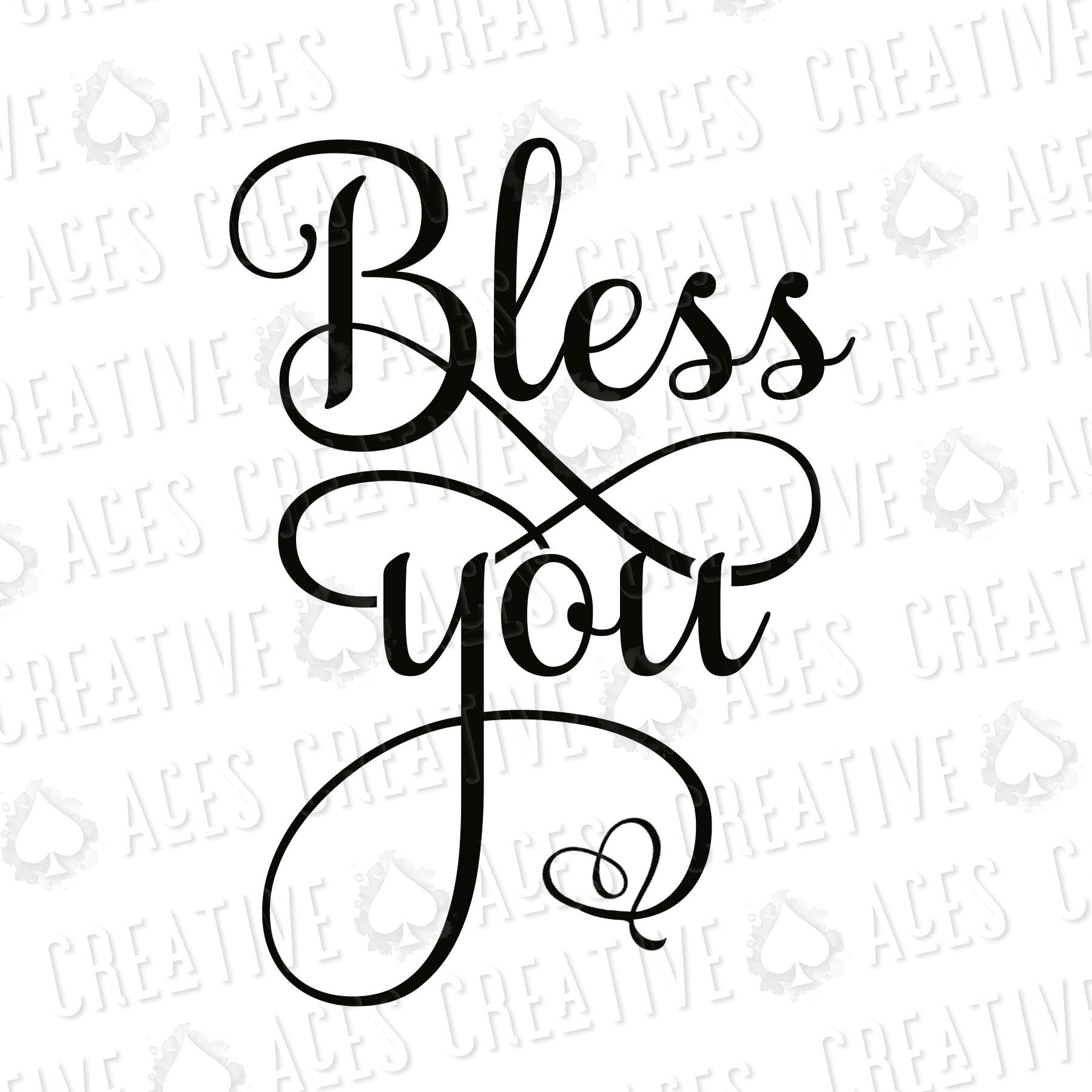 Bless You PNG, SVG, JPEG - Etsy