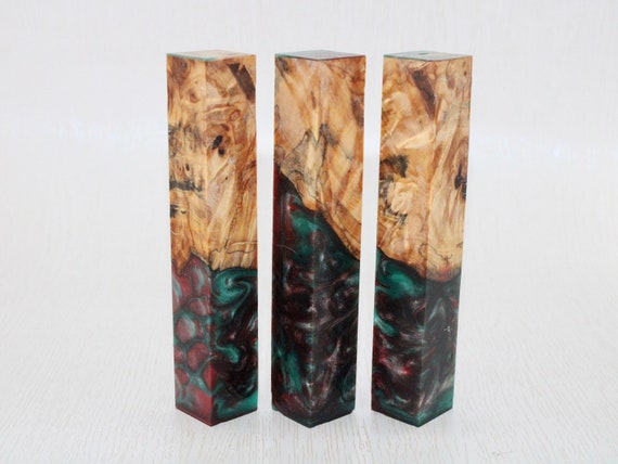Buckeye Burl Hybrid Pen Blank Alumilite Resin Materials Molding ...