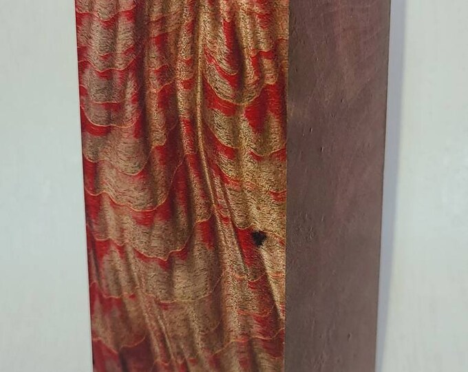 Stabilized Figured Dyed Curly Maple Wood Block - Etsy