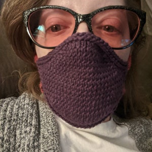 Cotton Face Mask - Knit - Etsy