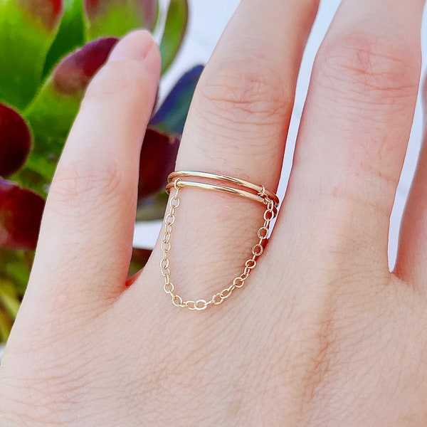 Chain Ring - Etsy