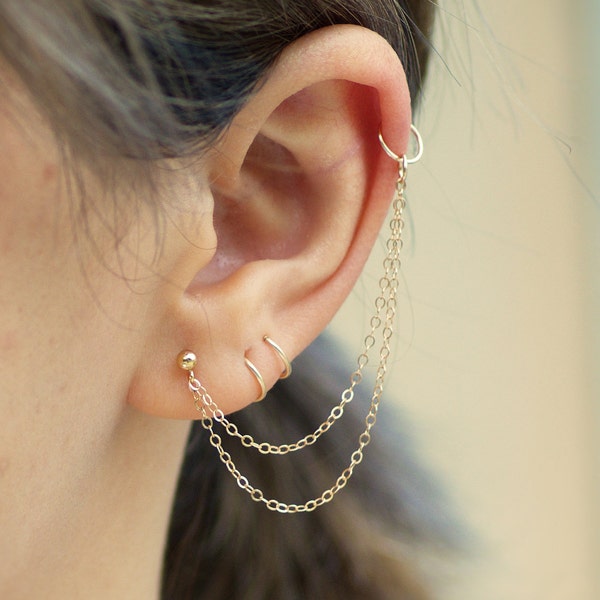 Chain Earring - Etsy