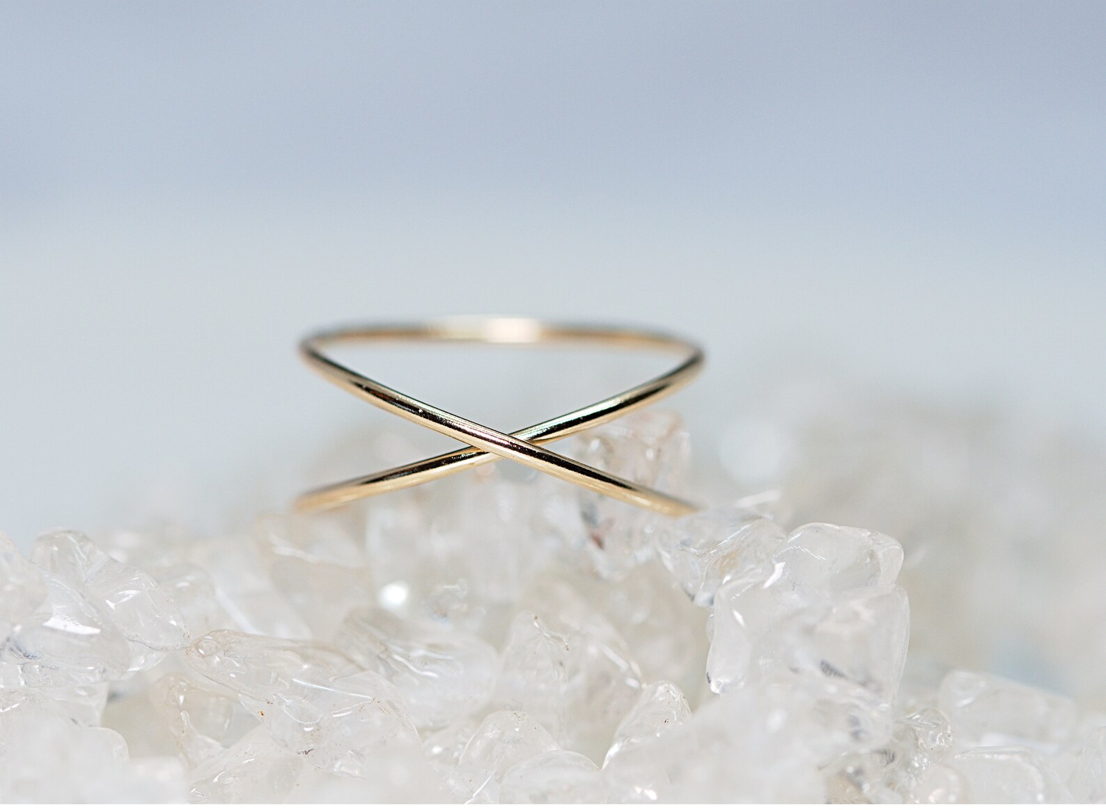 X Ring 14K Gold Filled Gold Criss Cross Ring Gold Cross - Etsy