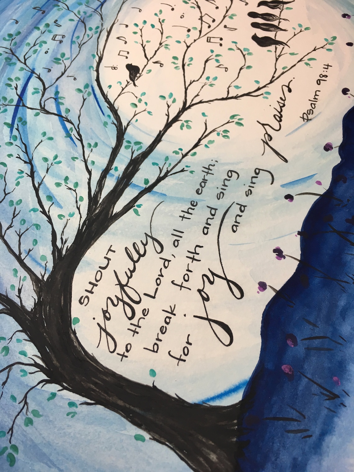 Biblical Art Print, Bible Verse Art Print, Bible Verse Home Decor ...