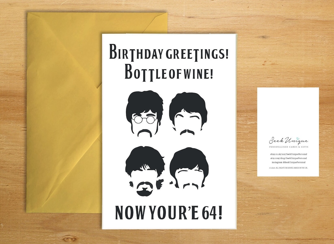 64th Bingo Sixty Four Birthday Greeting Card His Her Funny Mum Dad 1956 ...