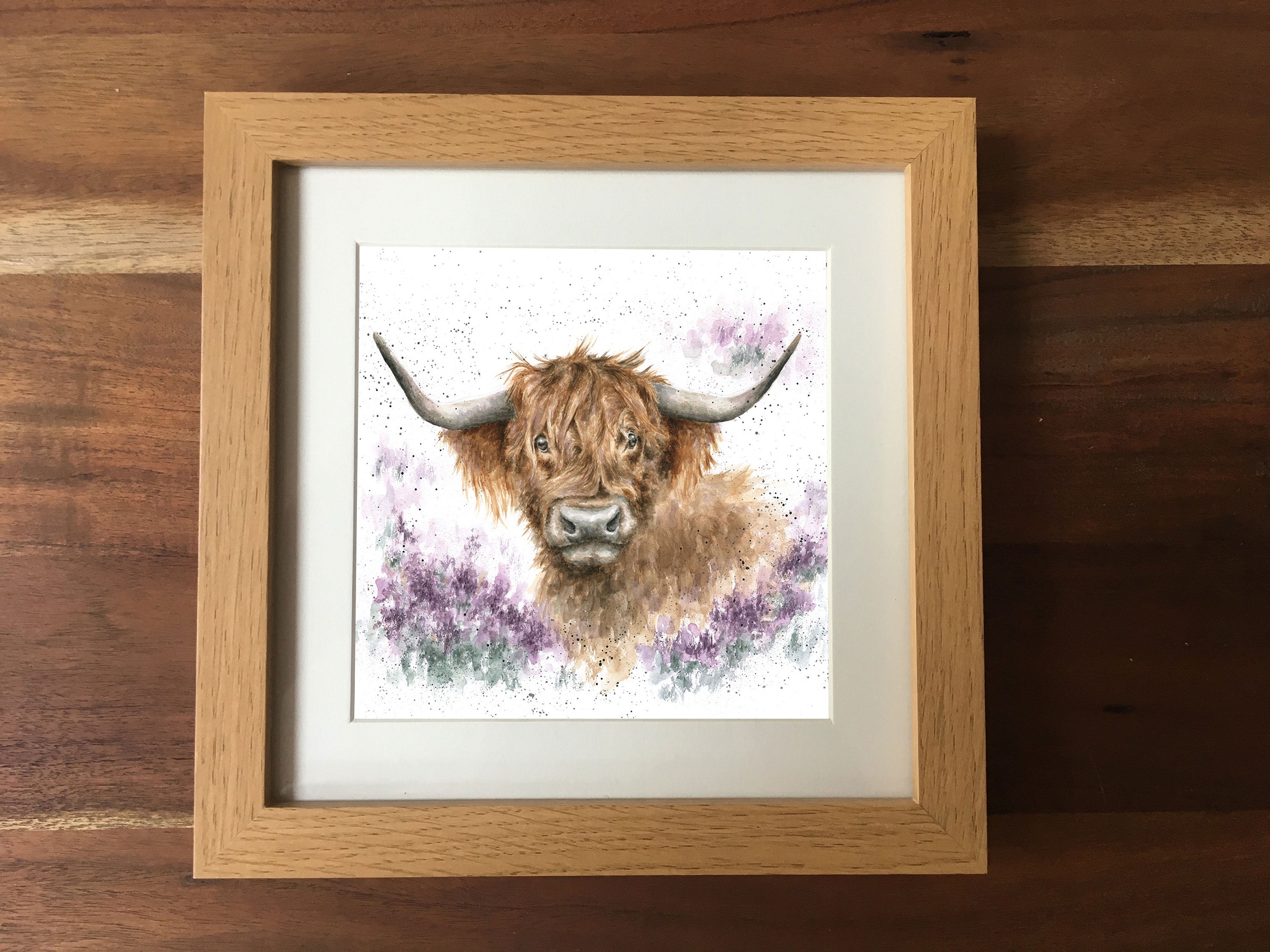 Giraffe Baby Country Photo Frame Picture Animal British - Etsy