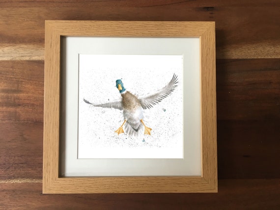 Flying Duck Mallard Country Photo Frame Picture Animal British - Etsy UK