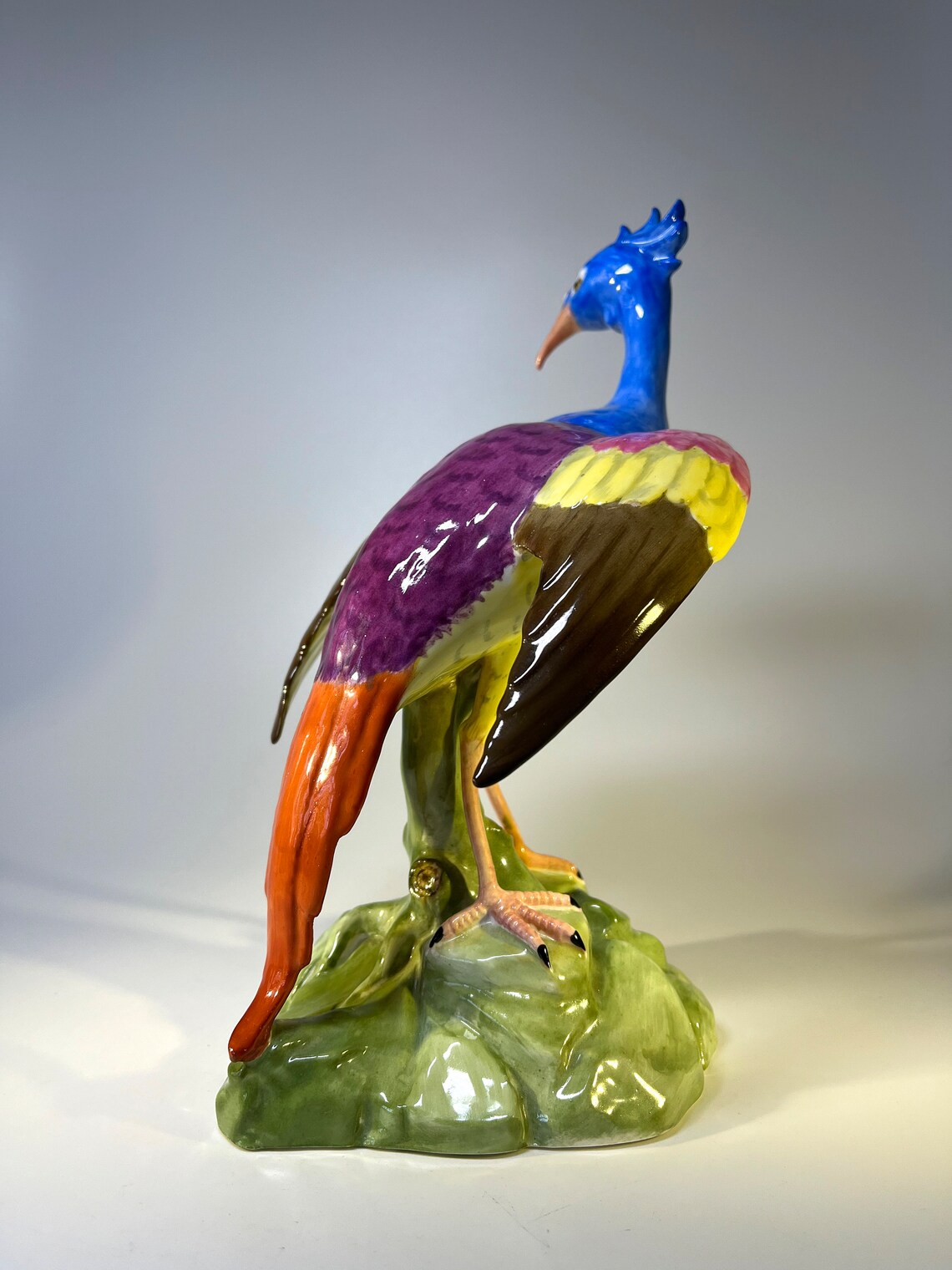 Spectacular Copeland Spode Chelsea Fantasy Bird Bone China Figurine ...