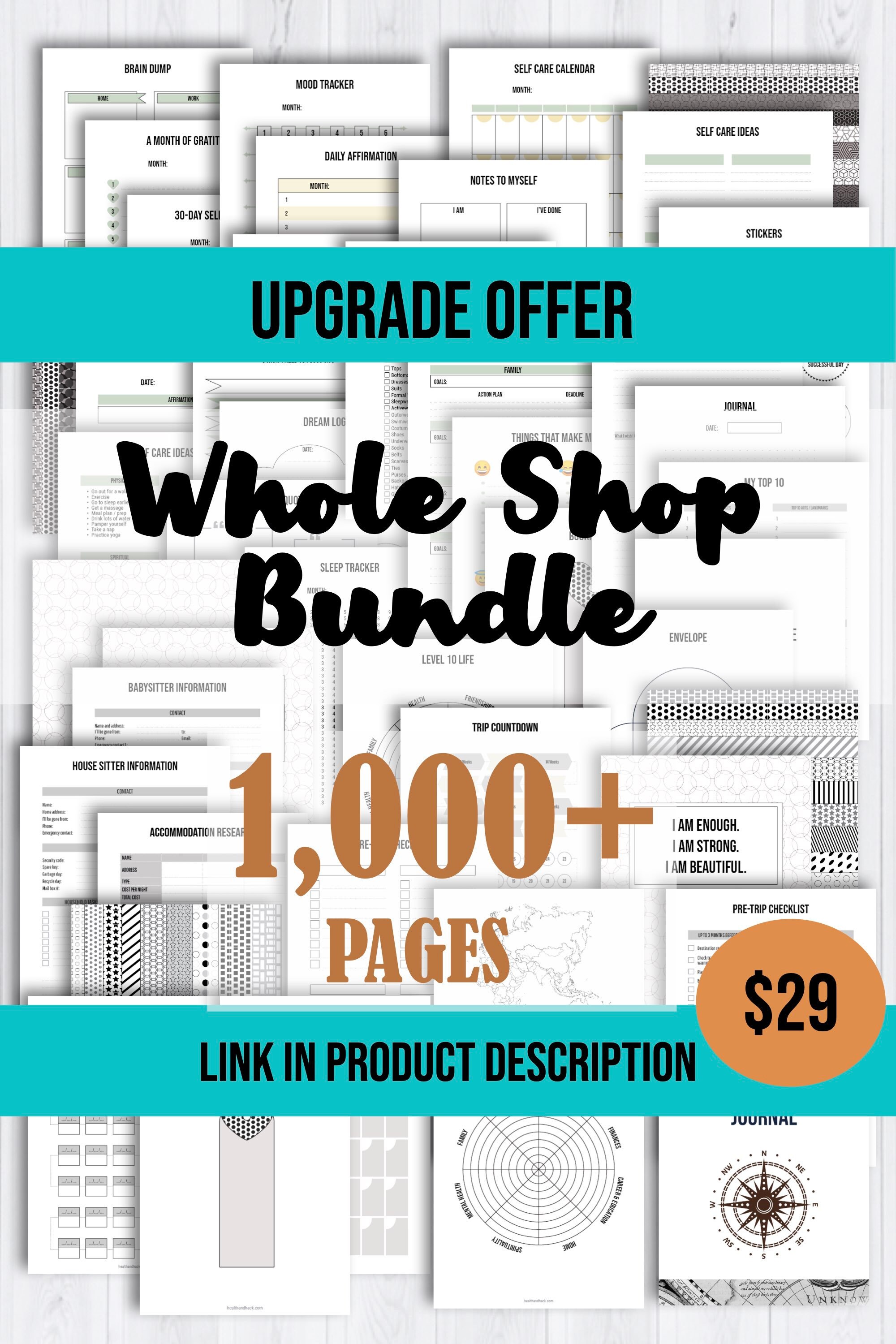 Budget Planner Printable Finance Binder Printable - Etsy