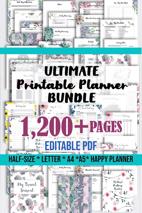 EVERY PRINTABLE Planners in the Shop: Printable Daily Planner - Etsy