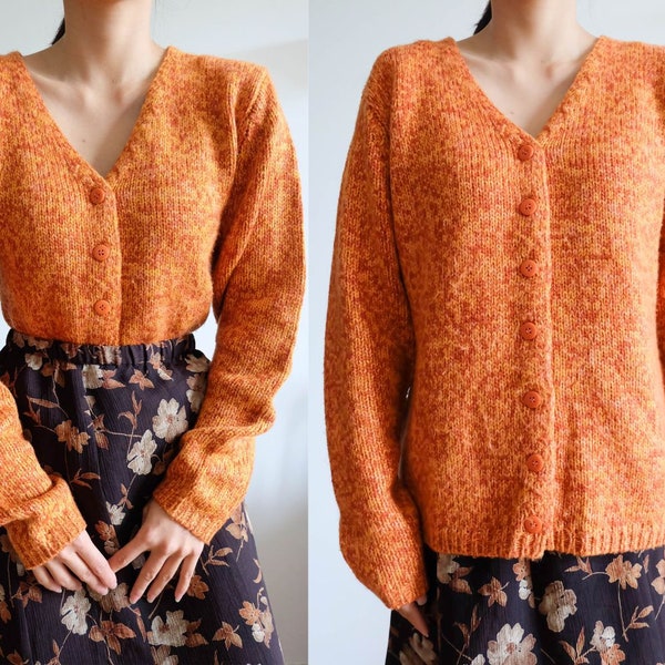 Burnt Orange Sweater - Etsy