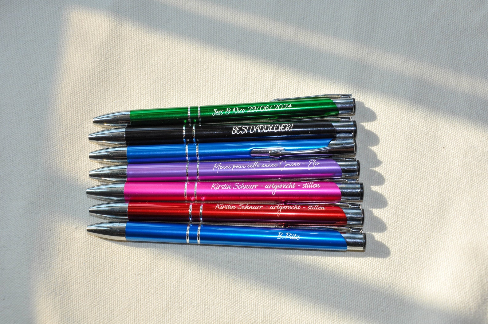 Personalized Laser Engraved Ballpoint Pen, Custom Gift - Etsy