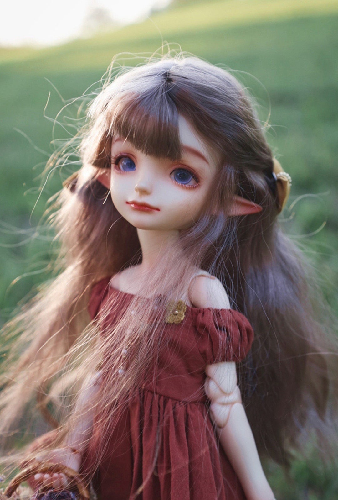 New SD BJD 1/6 Doll Fairy Girl Lovely and Charging Action Figures Resin ...