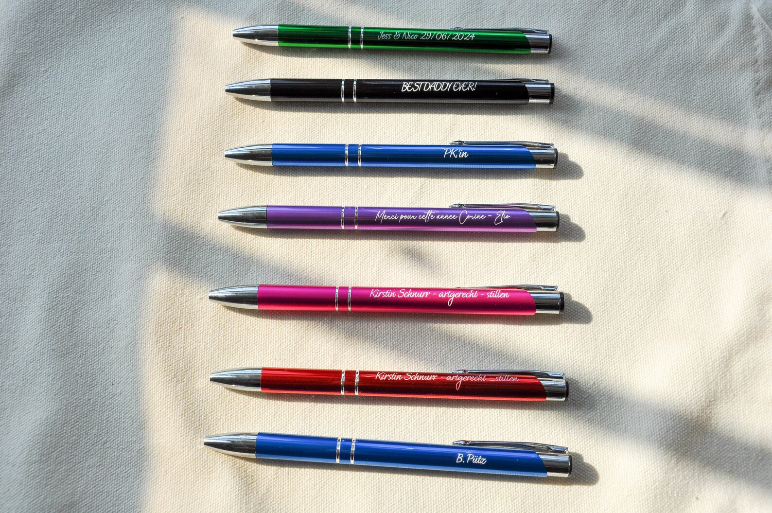 Personalized Laser Engraved Ballpoint Pen, Custom Gift - Etsy
