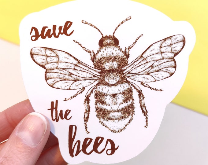 Cool Bee Sticker Bee Kind Sticker Bee Sticker Cute Bee Cute Sticker ...