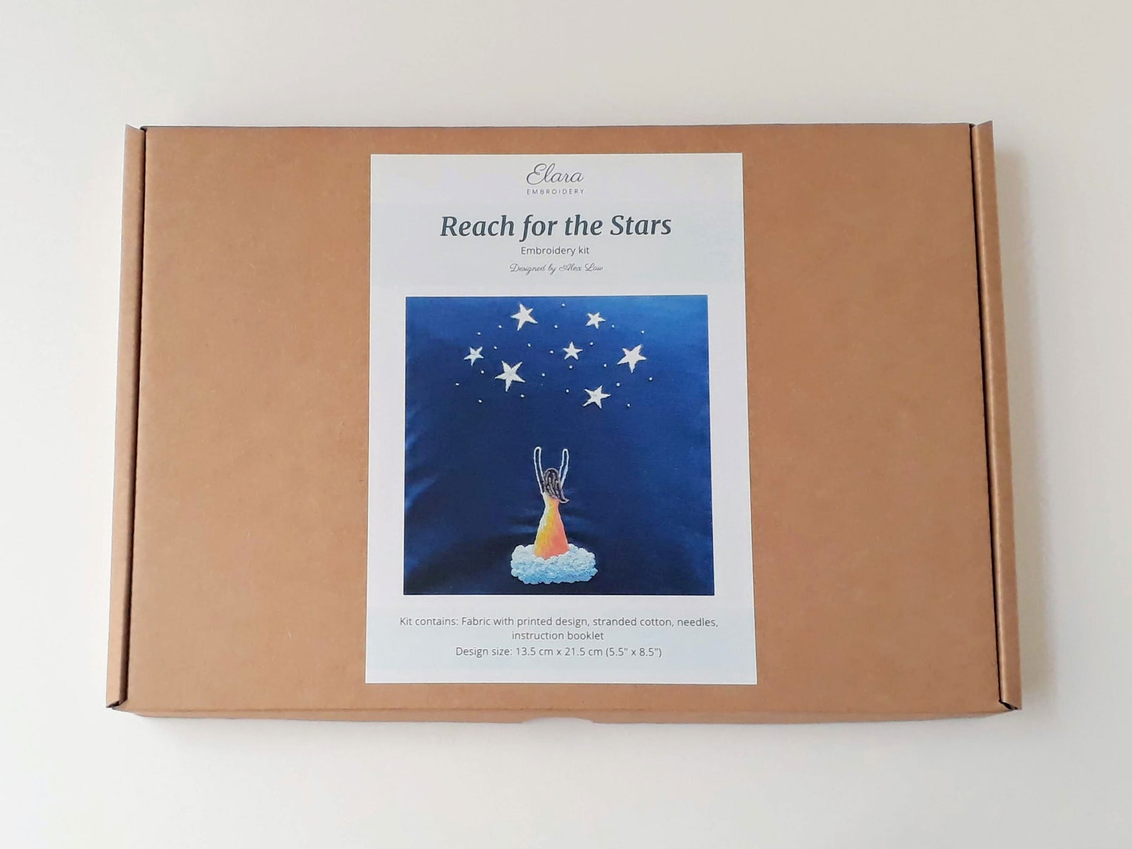 Thread Painting Embroidery Kit With Photo Tutorial Stitch a - Etsy