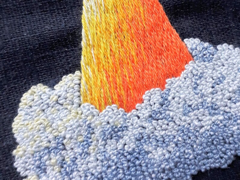 Thread Painting Embroidery Kit With Photo Tutorial Stitch a - Etsy