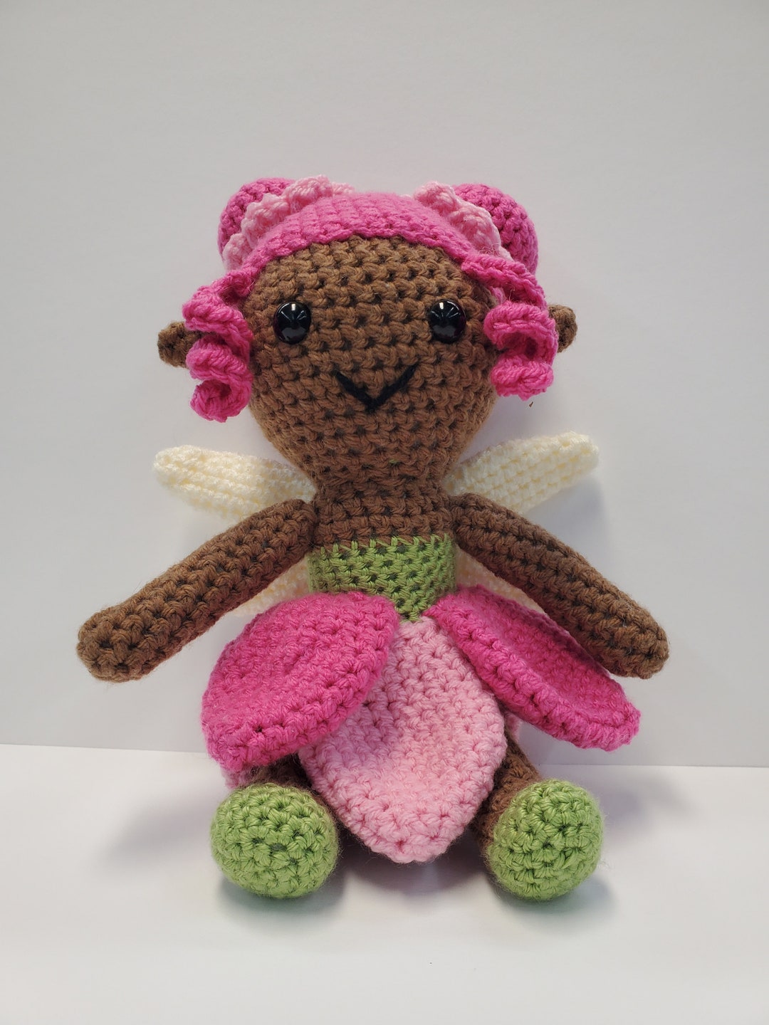 Crocheted Flower Fairy Doll - Etsy